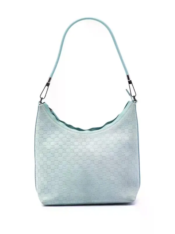 Gucci 2000-2015 Square G Suede Shoulder Bag