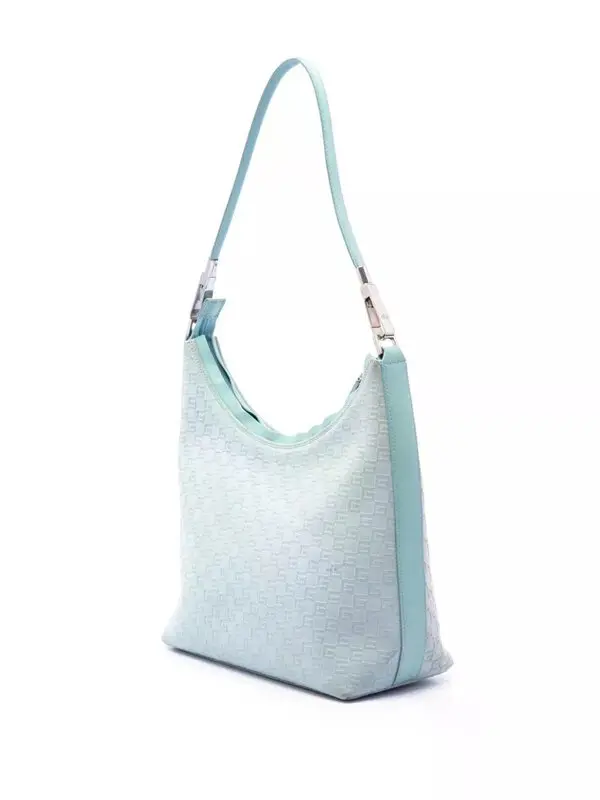 Gucci 2000-2015 Square G Suede Shoulder Bag