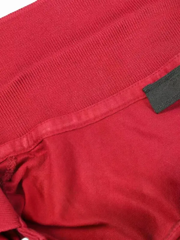 Prada 2010s Triangle Logo Polo Shirt