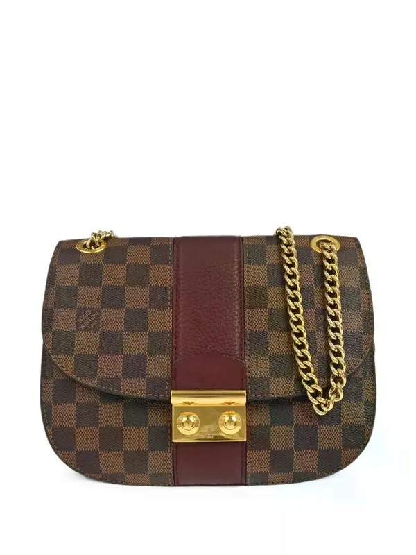 LOUIS VUITTON Damier Ebene Shoulder Bag - Brown