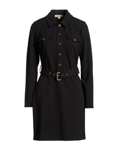 Michael Kors Long Sleeve Mini Shirt Dress
