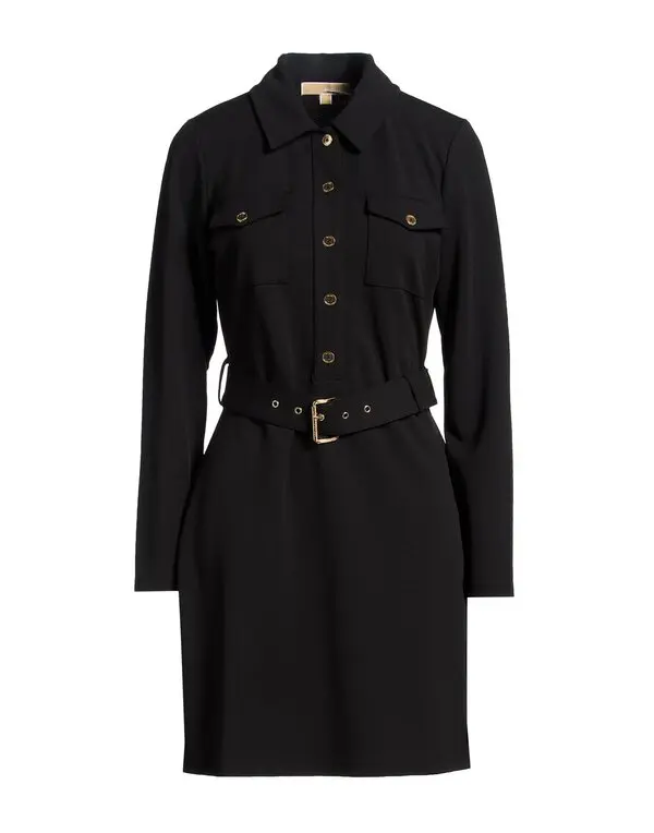 Michael Kors Long Sleeve Mini Shirt Dress