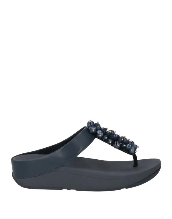 Fitflop Synthetic Thong Sandals With Embellishments