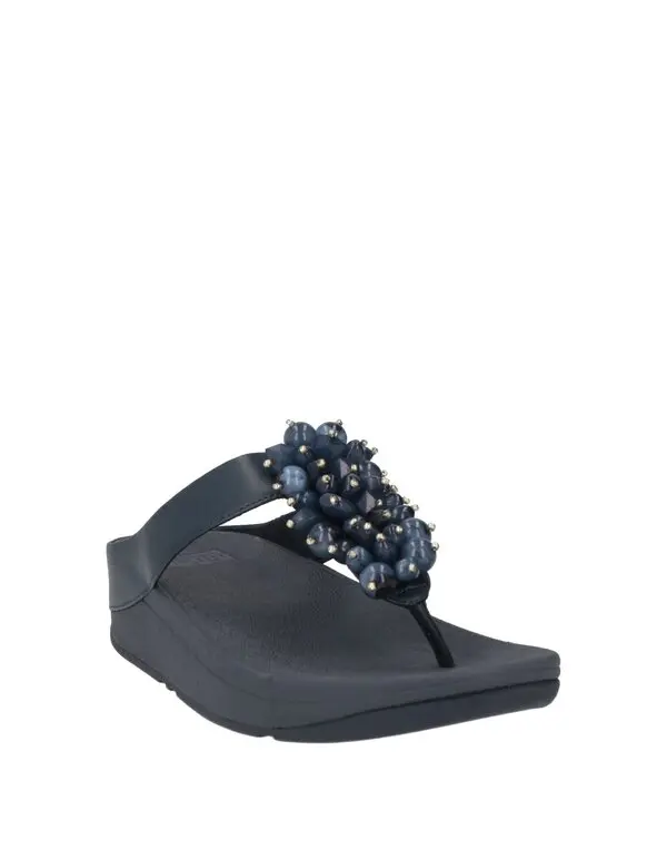 Fitflop Synthetic Thong Sandals With Embellishments