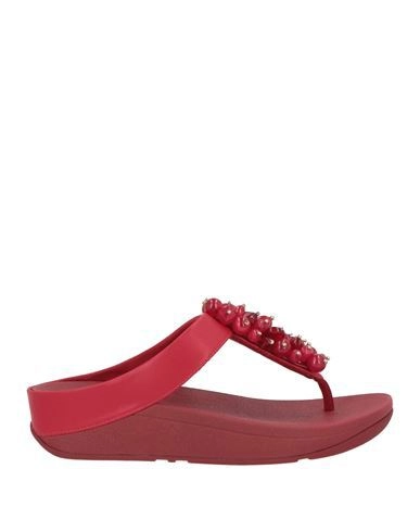 Fitflop Synthetic Thong Sandal - Red