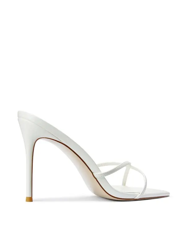 Femme La Donatella 100 Patent Stiletto Mules