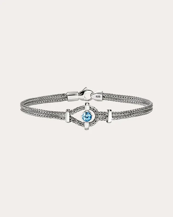 John Hardy Swiss Topaz Icon Bracelet