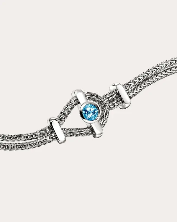John Hardy Swiss Topaz Icon Bracelet