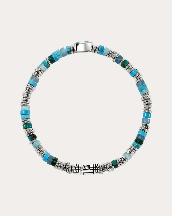John Hardy Swiss Topaz Heishi Gem Bracelet