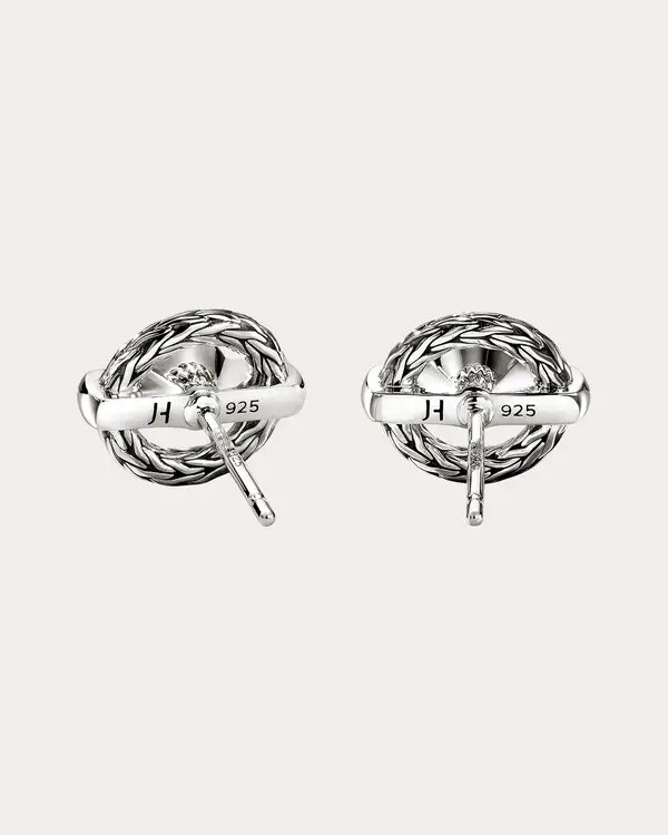 John Hardy Swiss Topaz Icon Stud Earrings