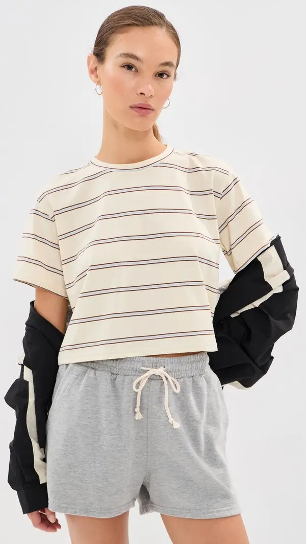 STATE & LAKE Dylan Tee - Banana/blue