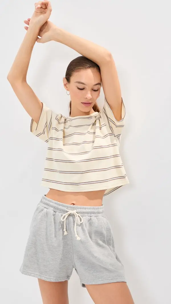 STATE & LAKE Dylan Tee - Banana/blue