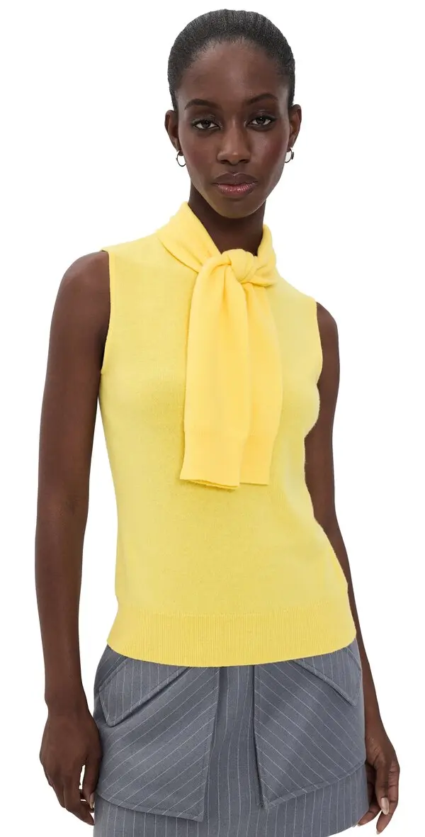 AKNVAS Giorigia Tie Neck Top