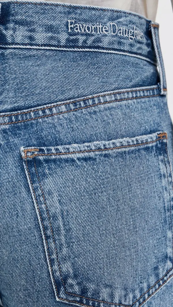 FAVORITE DAUGHTER The Mercer Easy Barely Barrel Jeans