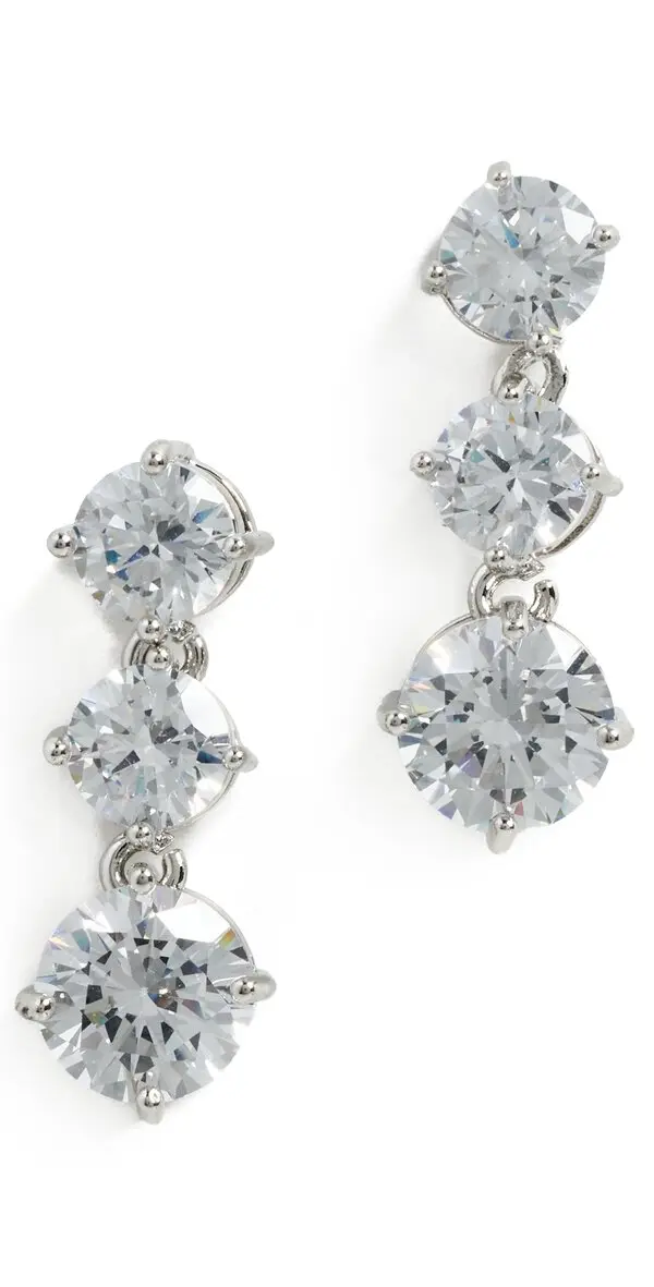 Shashi Ligne No.3 Earrings - Silver