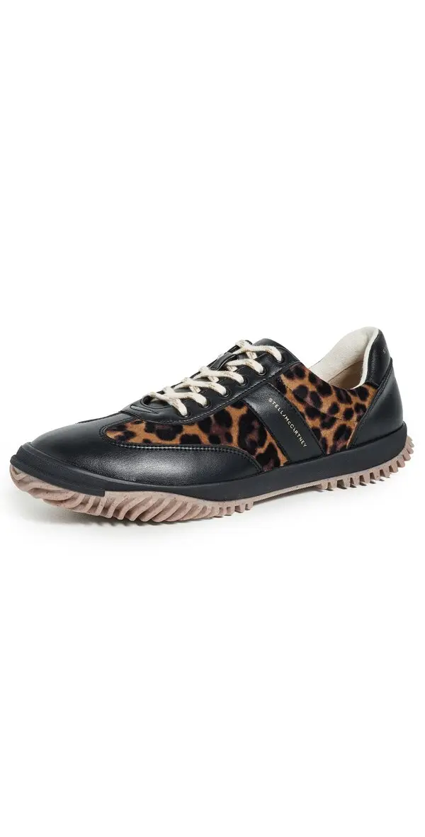 Stella McCartney Alter Mat & Leopard Printed Velvet Sneakers