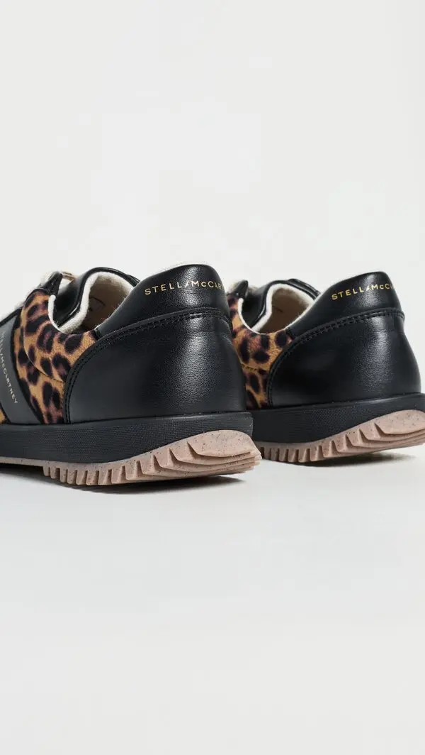 Stella McCartney Alter Mat & Leopard Printed Velvet Sneakers