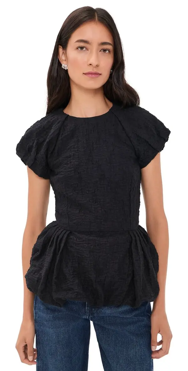 MSGM Peplum Blouse