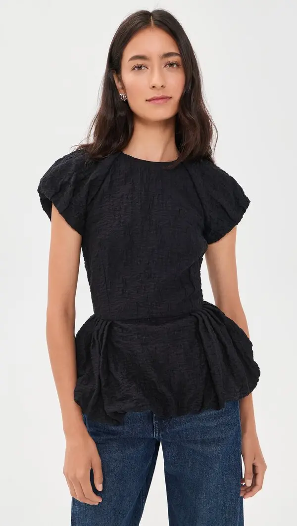 MSGM Peplum Blouse