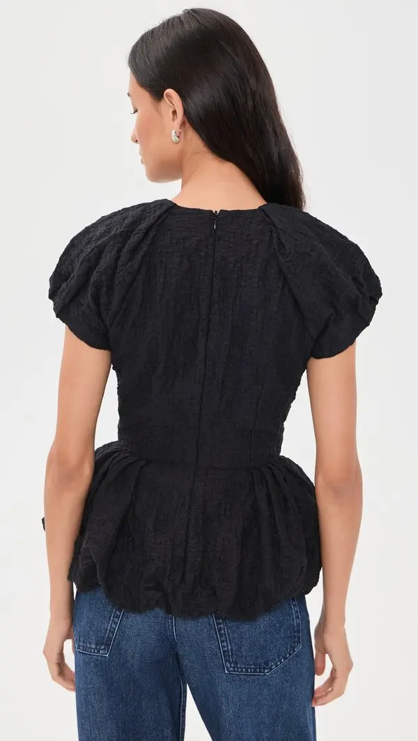 MSGM Peplum Blouse