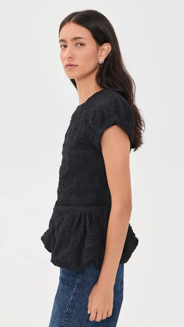 MSGM Peplum Blouse