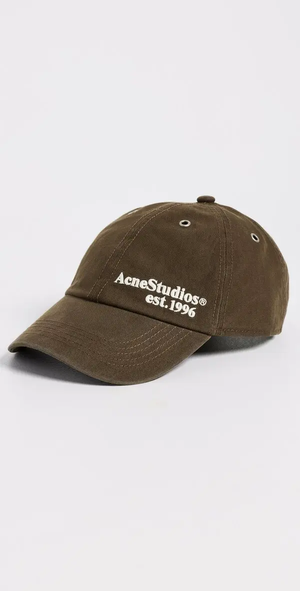 Acne Studios Cuddy Waxed Cotton Canvas Cap