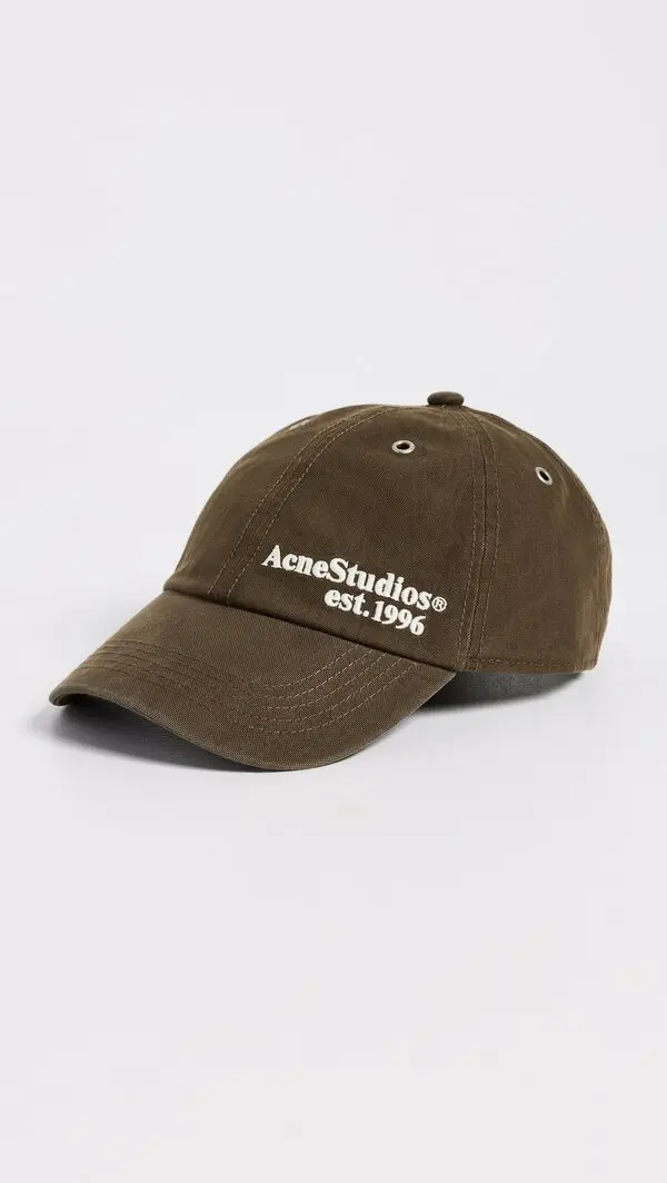 Acne Studios Cuddy Waxed Cotton Canvas Cap