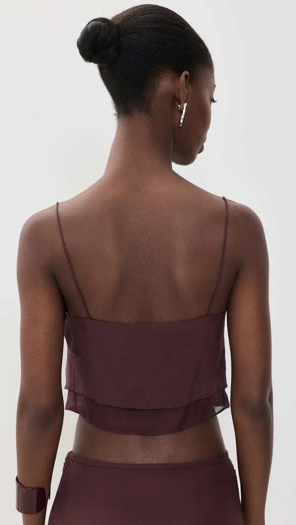 SIR. Noria Silk Cropped Cami
