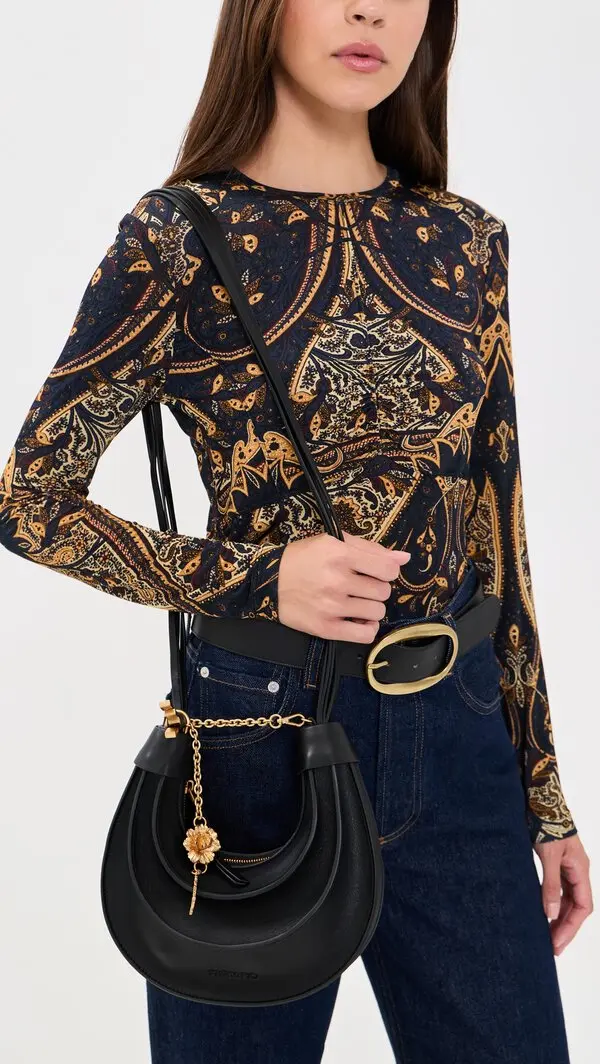 Farm Rio Leather Small Banana Bag