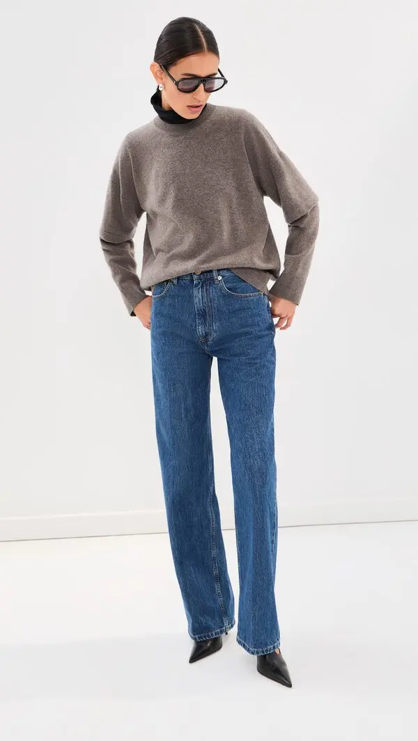 DARKPARK Troy Knit Double Sleeve Sweater - Brown