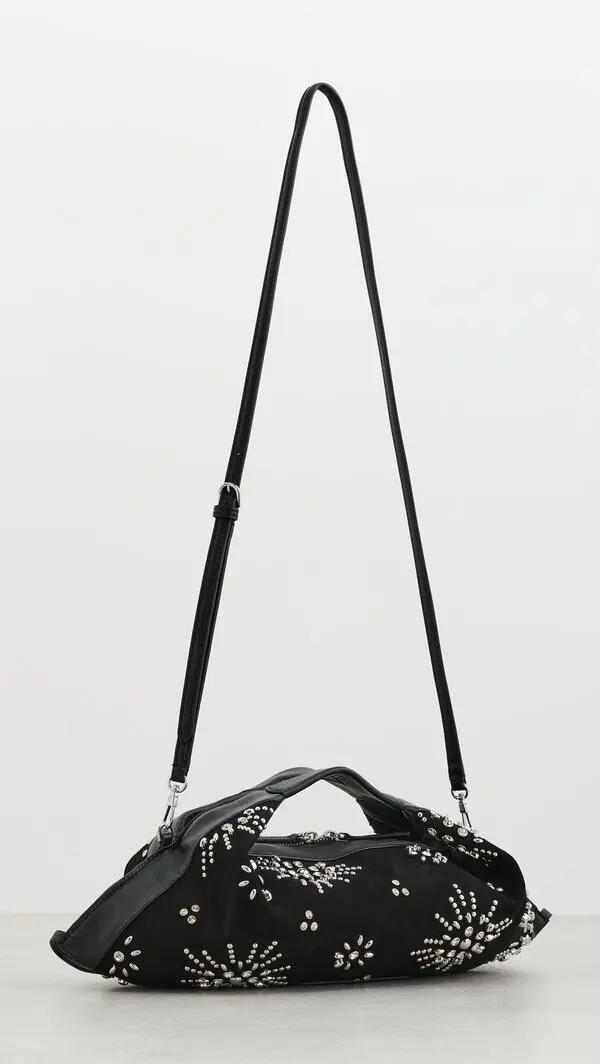 3.1 Phillip Lim Studded Faux Suede Mini Luna Crossbody Bag