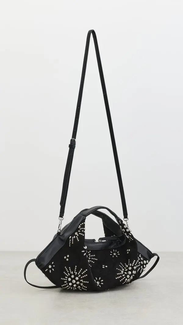 3.1 Phillip Lim Studded Faux Suede Mini Luna Crossbody Bag