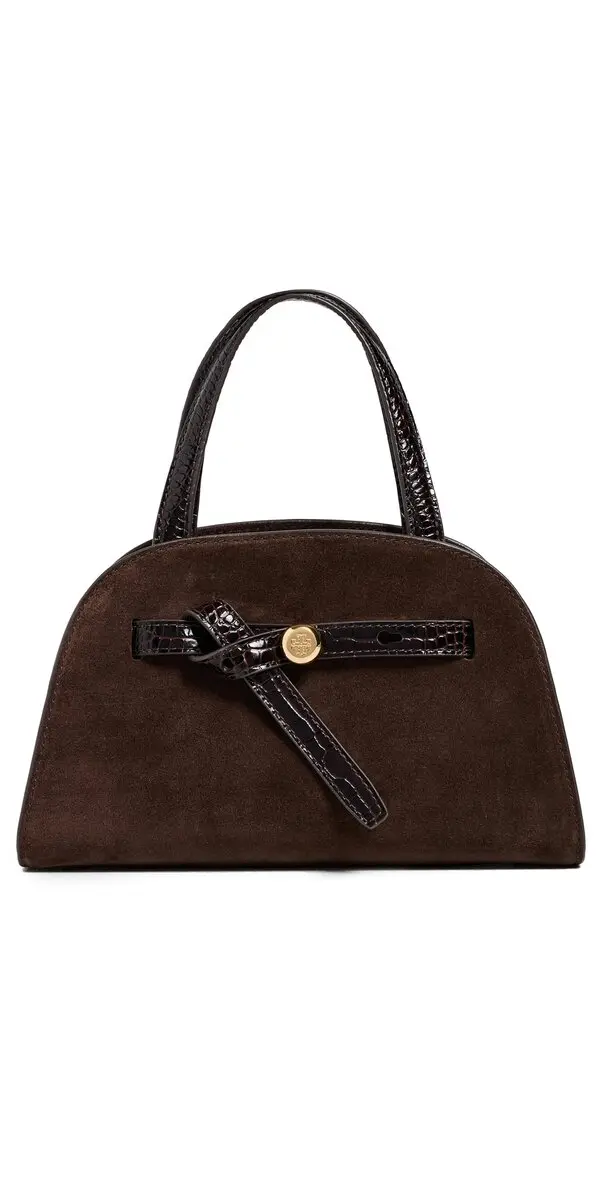 Tory Burch Romy Suede Small Bauletto Bag