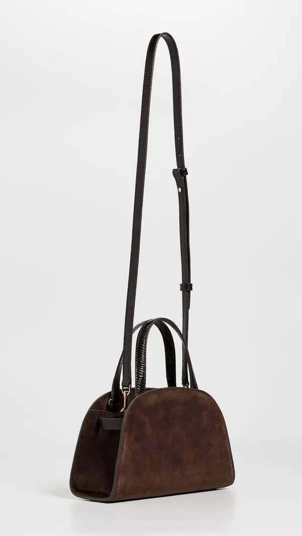 Tory Burch Romy Suede Small Bauletto Bag