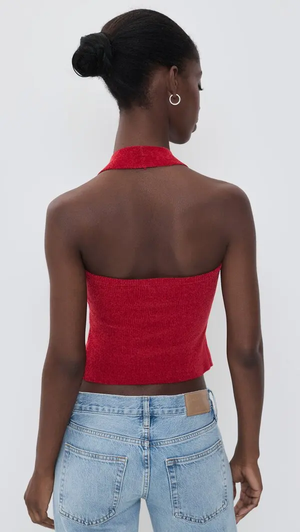 With Jéan Rose Knit Top