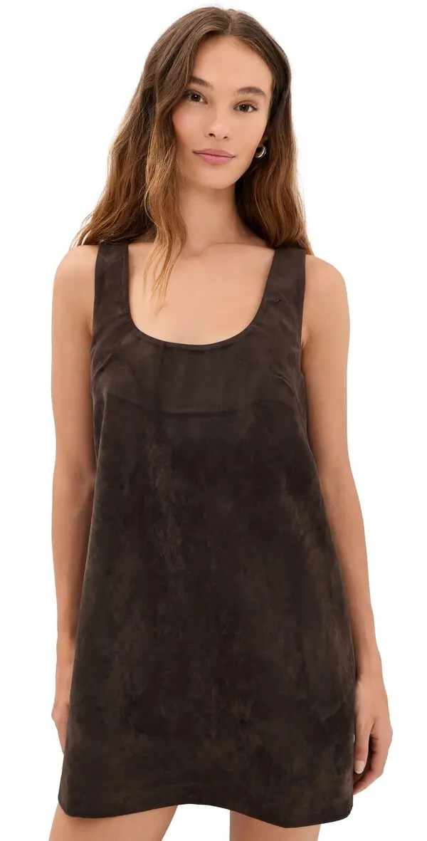 Joe's Jeans Scoop Faux Suede Mini Dress