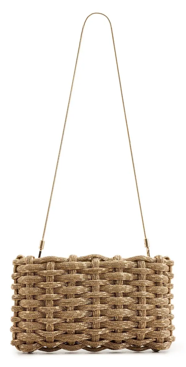 Simkhai Morgan Woven Clutch