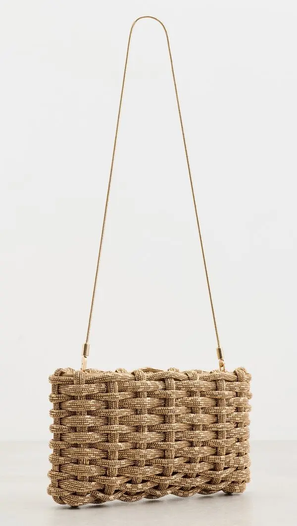 Simkhai Morgan Woven Clutch