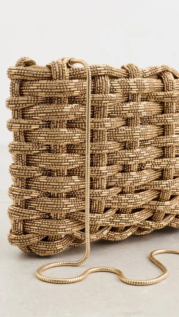 Simkhai Morgan Woven Clutch