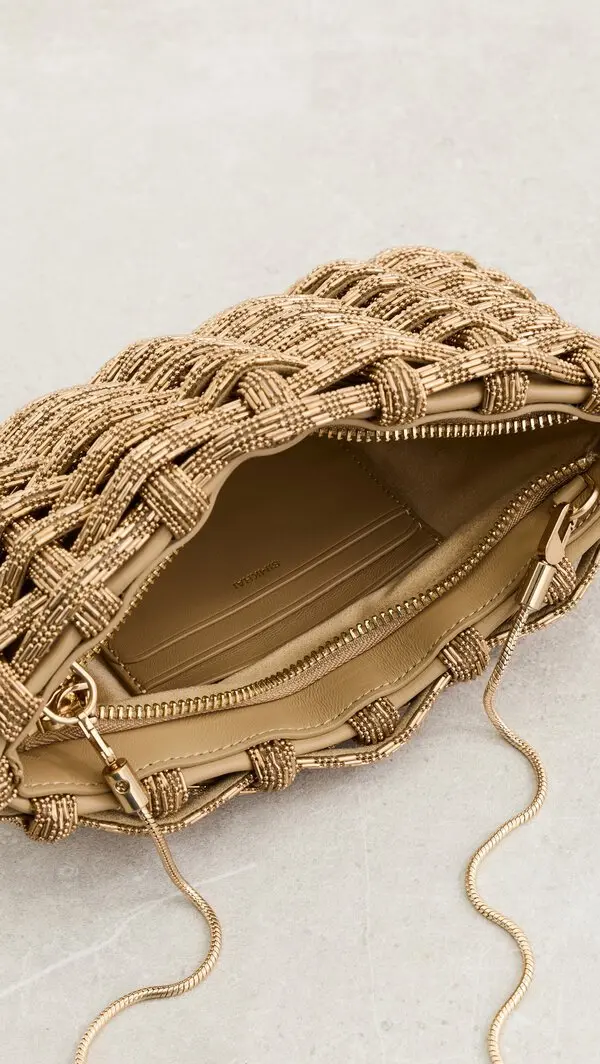 Simkhai Morgan Woven Clutch
