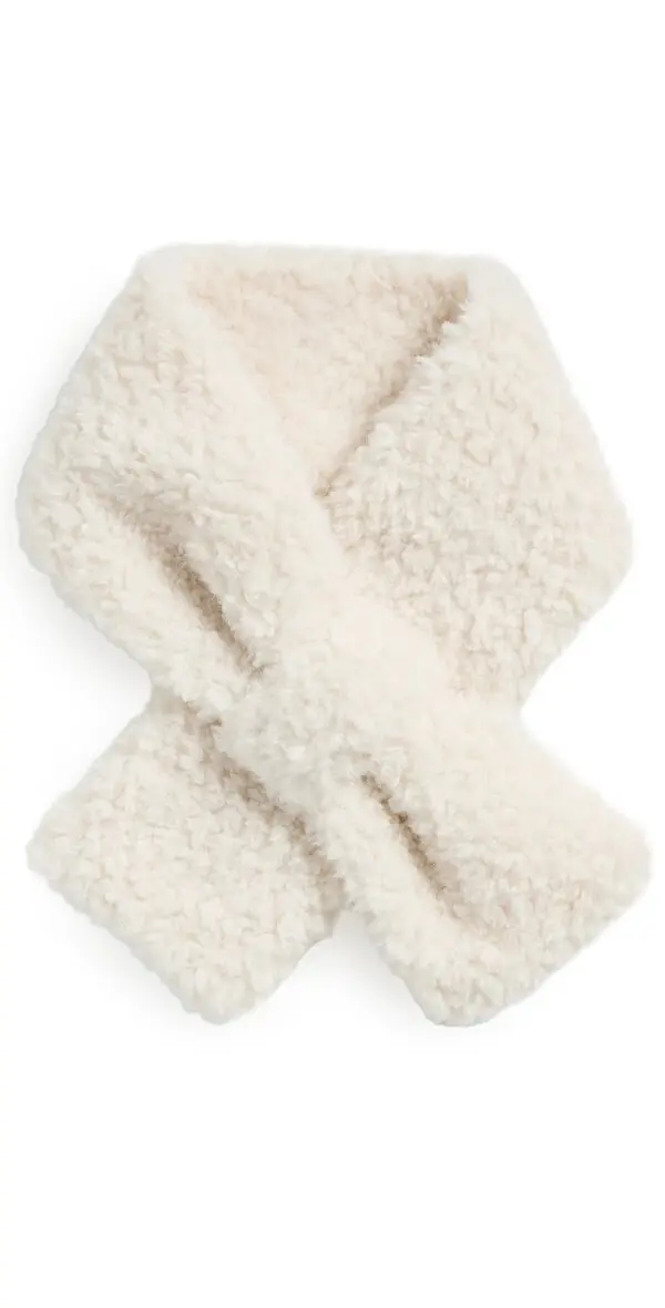 Hat Attack Teddy Sherpa Pull Thru Scarf