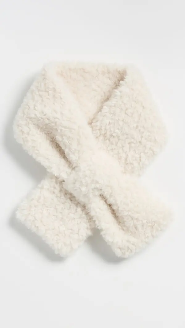 Hat Attack Teddy Sherpa Pull Thru Scarf