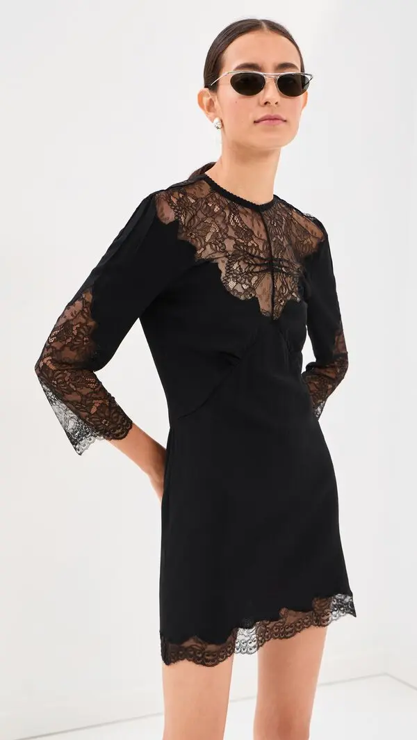Attico Lace Mini Dress