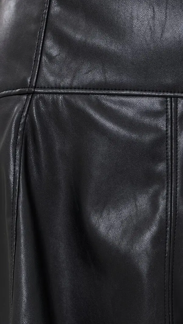 Paige Darcy Faux Leather Skirt