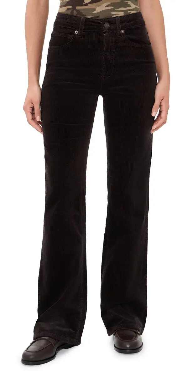 Good American Good Classic Bootcut Corduroy Pants