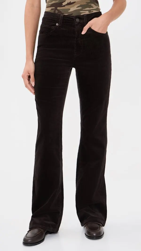 Good American Good Classic Bootcut Corduroy Pants
