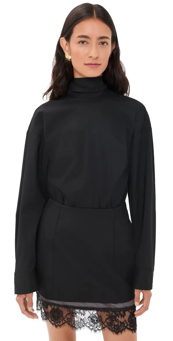 MSGM Combo Long Sleeve Dress