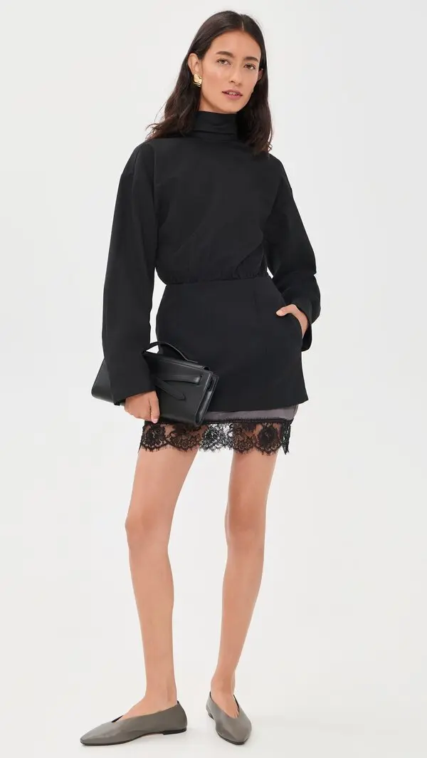 MSGM Combo Long Sleeve Dress