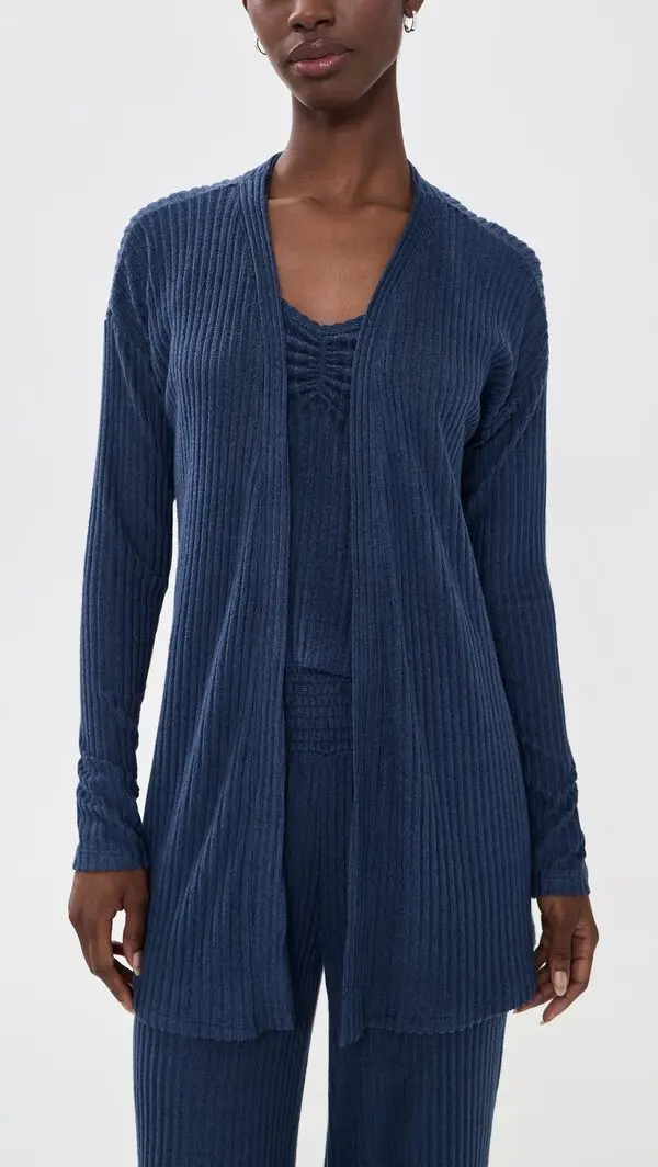 Honeydew Intimates Dream Cloud Cardigan - Midnight Navy