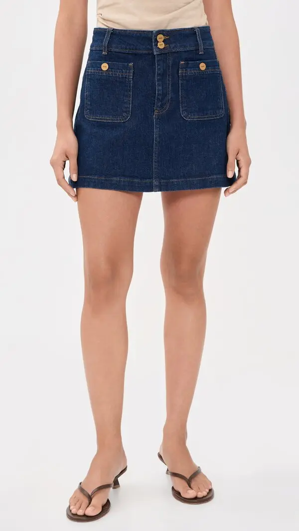 Paige Janelle Denim Skirt